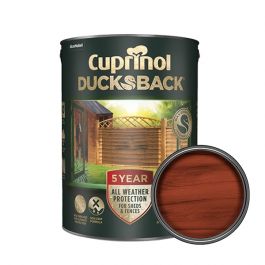Cuprinol 5 Year Ducksback Rich Cedar 5L – Fence Paint