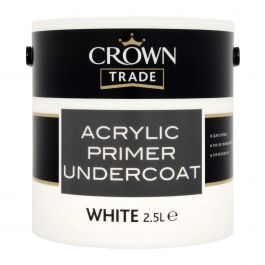 Crown Trade Acrylic Primer Undercoat White 2.5L