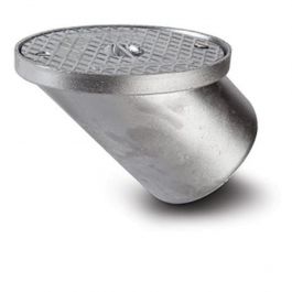 Polypipe UG422 Aluminium Rodding Eye Oval 45D