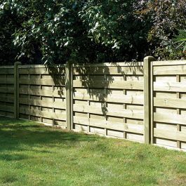 Square Horizontal Fence Panel 1800mm x 1800mm | Fencing