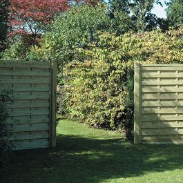 Square Horizontal Fence Panel 1800mm x 1800mm | Fencing