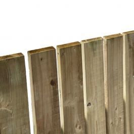 Weathered Top Treated 6ft Fence Board - 22mm x 144mm