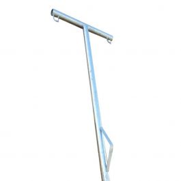 Galvanised Clothes Line Post – 2.4m Steel Support