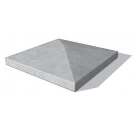 Concrete Saddle Back Pillar Cap 300mm x 300mm
