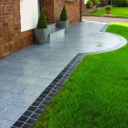 Granite Paving Flag 600mm x 300mm x 30mm - Silver Grey