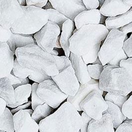 Buy White Marble Chips 25Kg | 8-11mm Dolomite Dashing Stone