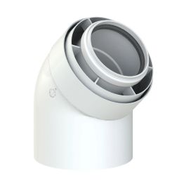 Navien 45° Flue Bend 60/100mm | Gas Boiler Flues