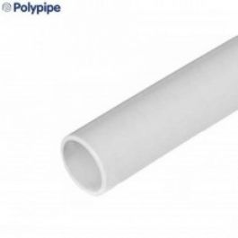 Polypipe NS43 Solvent overflow Pipe 21.5mm x 3mt white