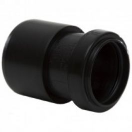 Polypipe WP59 Push Fit Waste Socket Reducer 50mm x 40mm black