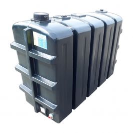 Rectangular 1150Lt Single Skin Slim Oil Tank