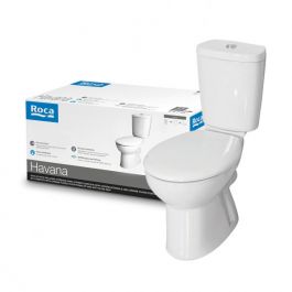 Close Coupled Toilet Pack, WC Pan & Cistern - Roca Havana