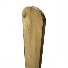 Durable Round Top Fence Board Treated 22mm x 144mm x 2.4m