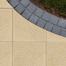Tobermore Beaufort Buff Flags - 400mm x 400mm x 40mm