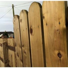 Round Top Fence Board Treated 22mm x 144mm x 2.4m | Fencing