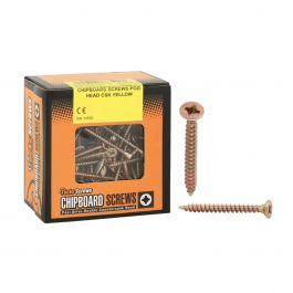 Pozi Double Countersunk Wood Screw 6mm x 50mm - Box of 200