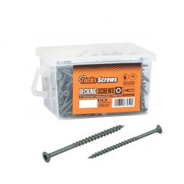 Tucks Fasteners Timber Decking Screws 5x100mm – Tub of 200