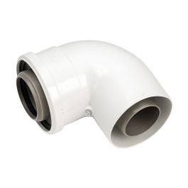 Worcester Bosch 60/100mm 90° Flue Bend | Boiler Flue Accessory